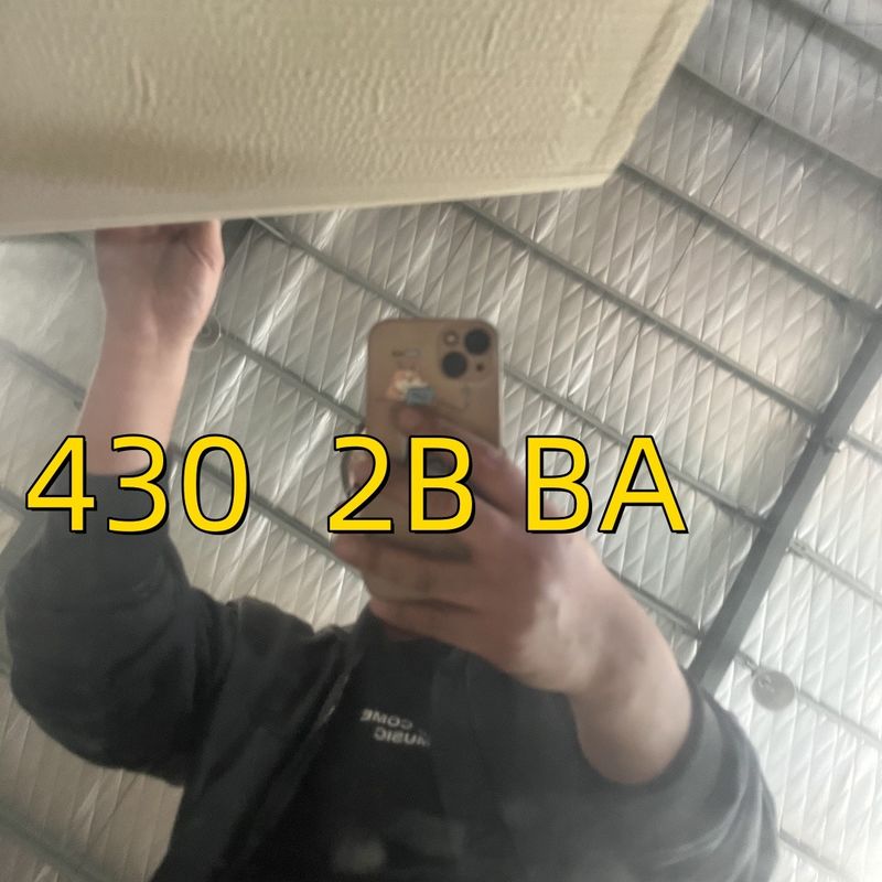 1,2mm 430 BA Tấm lót bằng thép không gỉ và tấm cán nguội 430 SS Sheet